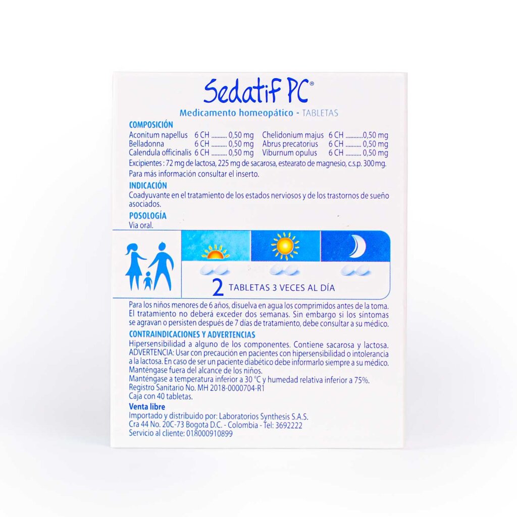 SEDATIF PC X 40 TAB - Boiron